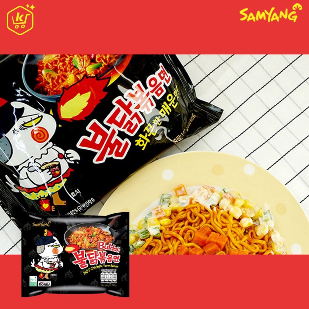 Samyang Buldak Hot Chicken Spicy Chicken Flavor Samyang Buldak Hot ...
