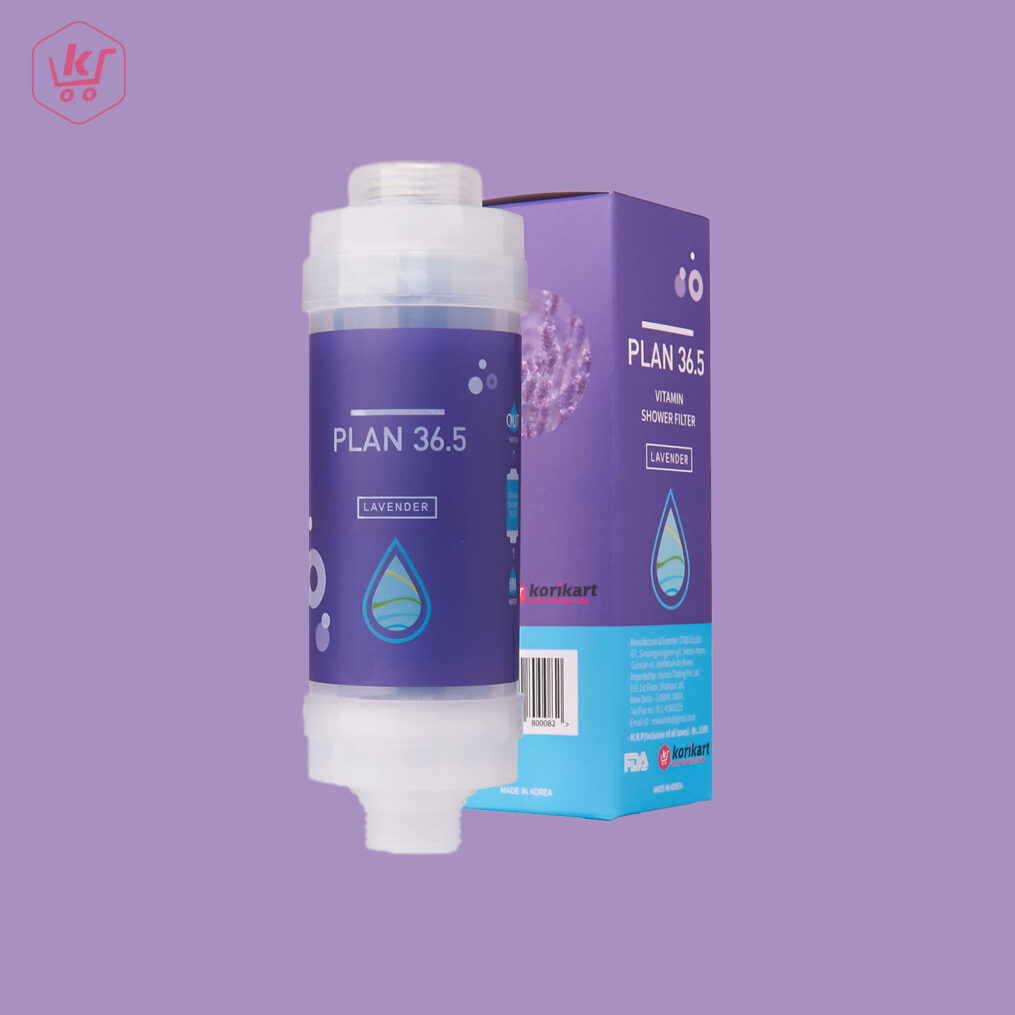 Plan 36.5 Shower Filter vitamin shower Korean shower filter lavender ...