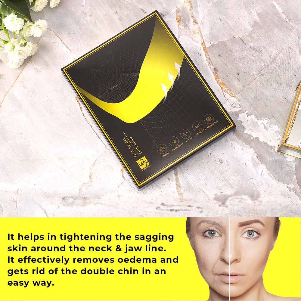 FACE UP GEL CHIN BAND V-Drogel Face Lifting Mask | Korikart Singapore